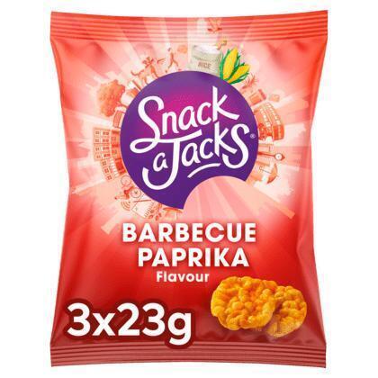 Snack A Jacks Crispy BBQ Paprika multipack (69g)