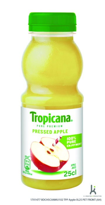 Tropicana Pure Premium Sap Pressed Apple 25cl - Pet (250ml)