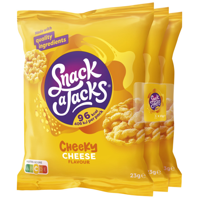 Snack A Jacks Crispy Cheese multipack (23g)