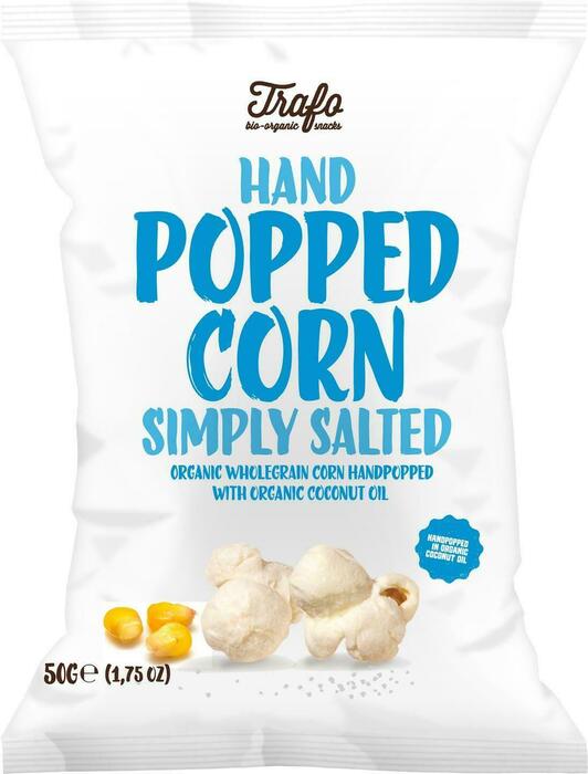 Handpopped corn simply salted (50g)