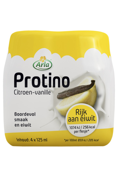 Arla Protino citroen-vanille (4 × 125ml)
