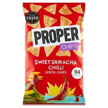 PROPER Sweet sriracha chilli lentil chips (85g)