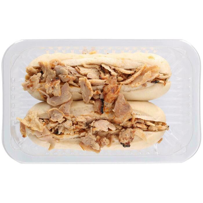 Gevuld stokbrood doner kip kebab 2 stuks (300g)