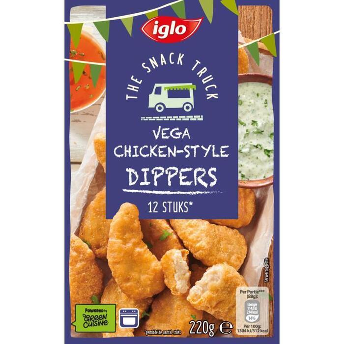 Iglo Snack truck vega chicken dippers (220g)