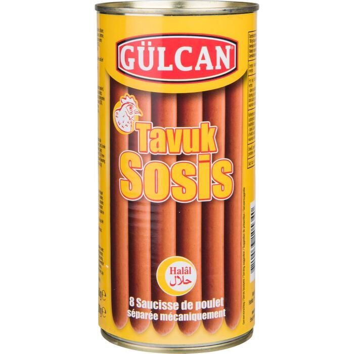 Gulcan Tavuk Sosis 500 gram (560g)