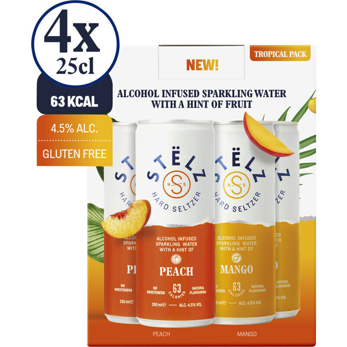 Stelz Hard seltzer mango (250ml)