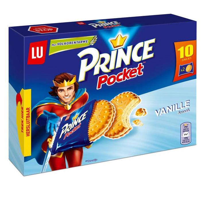 PRINCE BISCUIT-SANDWICH POCKET VANILLA 400 GR (400g)