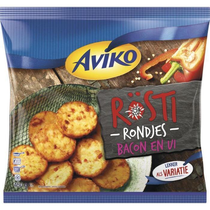 Rosti rondjes Bacon & ui (zak, 450g)