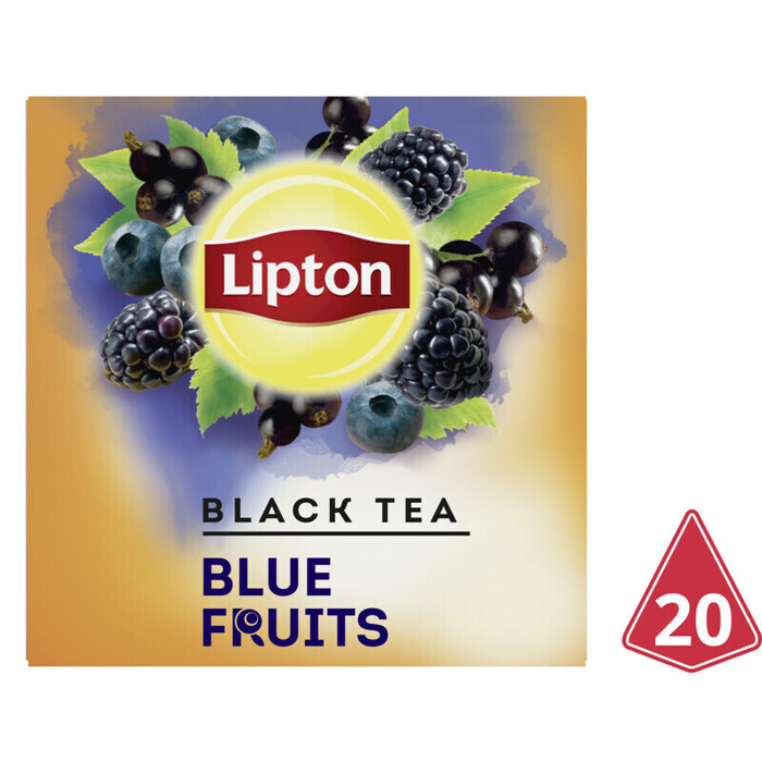 Lipton Black tea blue fruits (55g)
