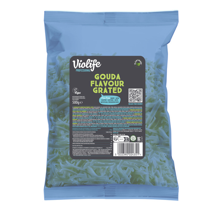 Violife Gouda Flavour Grated Kaas 500 g (500g)