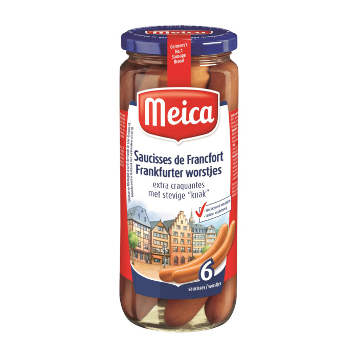 Meica Frankfurter knakworsten (6 × 90g)