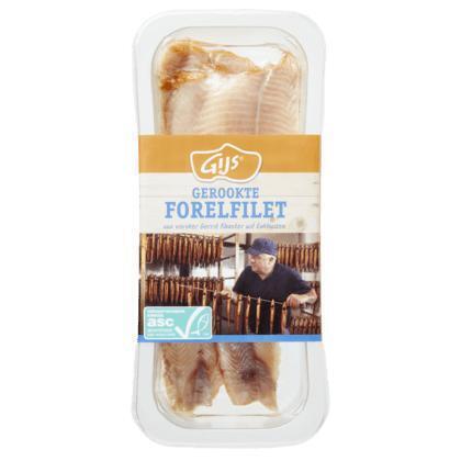 Gerookte Forelfilet (bak, 160g)