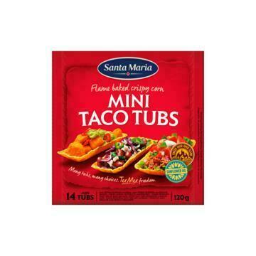 Santa Maria Mini taco tubs (86g)
