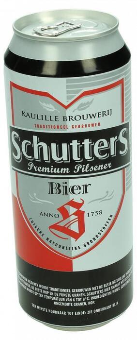 Schutters bier (blik, 0.5L)