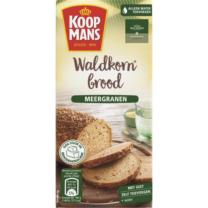 Koopmans Waldkorn broodmix (450g)