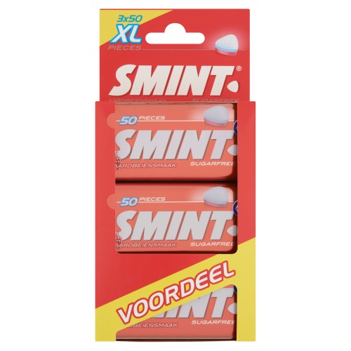 SMINT Aardbei Mintjes 105 GR Blik (105g)