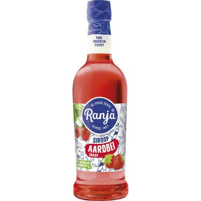 Ranja Vruchtensiroop puur aardbei (0.5L)