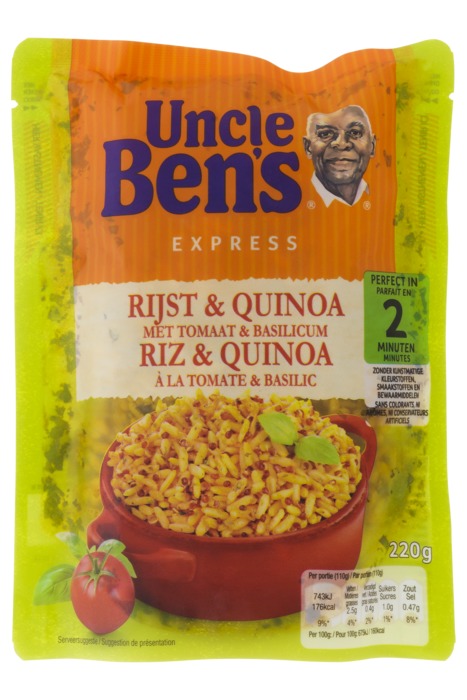 Uncle Ben's Express Rijst & Quinoa met Tomaat & Basilicum 220g (220g)