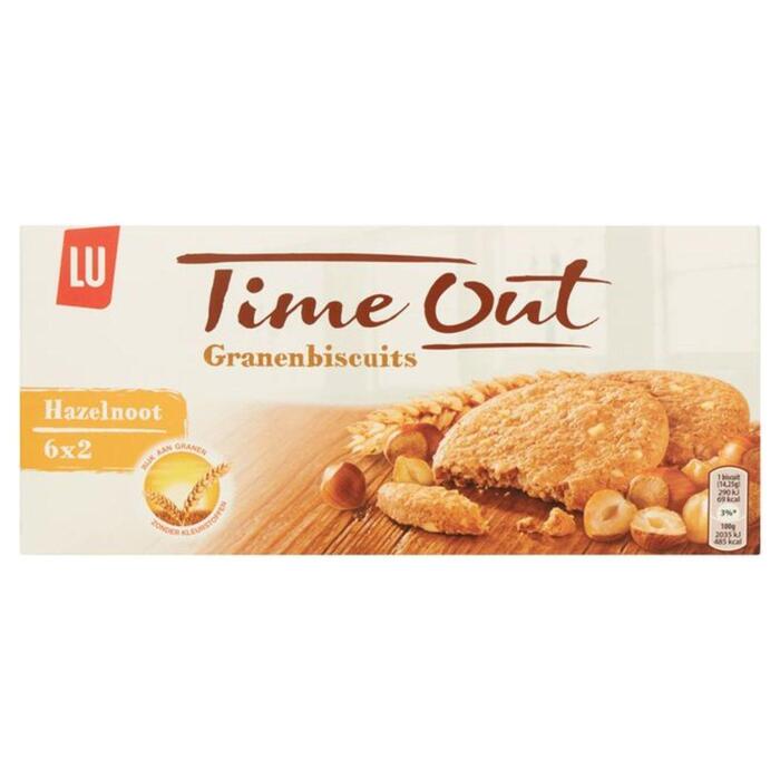 LU Time Out granenbiscuits hazelnoot (171g)
