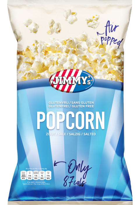 Jimmy's All Natural Popcorn Zout 100g (100g)