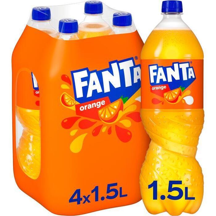 Fanta Orange PET Fles 4 x 1,5L (4 × 1.5L)