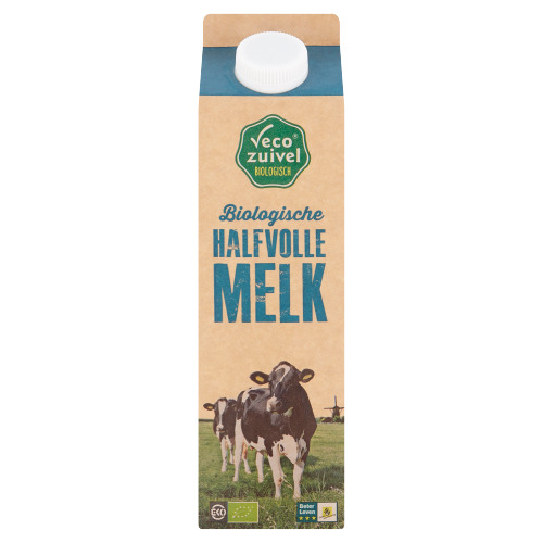 Biologische Halfvolle Melk (pak, 1L)