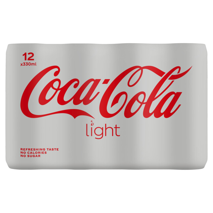Coca-Cola Light Zero Sugar 12 x 330 ml (33cl)