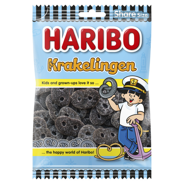 Haribo Krakelingen 250 GRM Zak (250g)