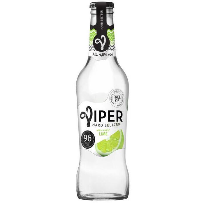 Viper Hard Seltzer Lime, Fles, 33 cl (rol, 33cl)