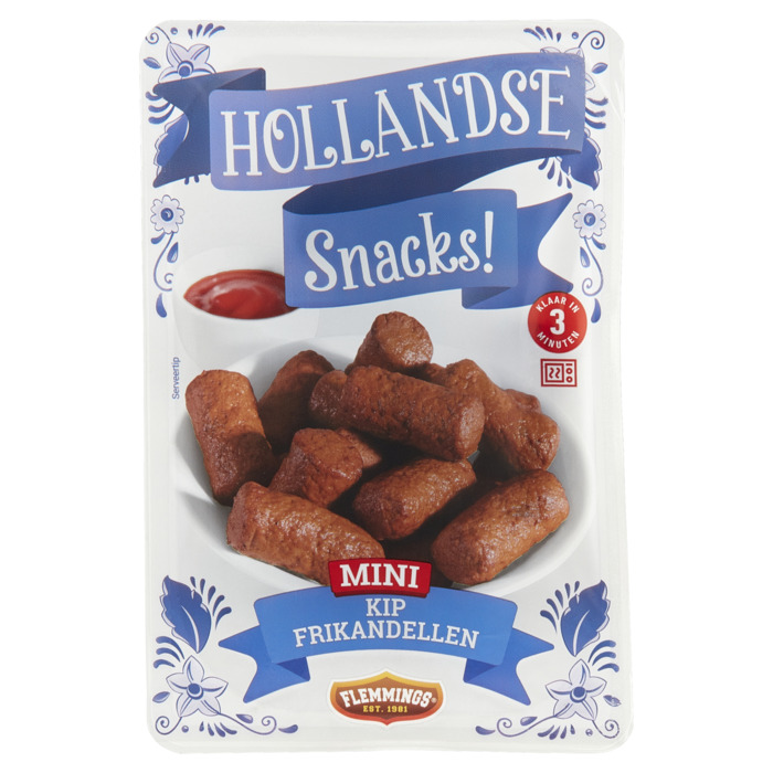 Flemmings Hollandse Snacks Mini Kip Frikandellen 180 g (180g)