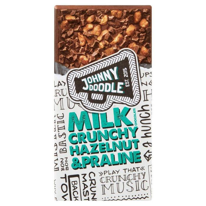 Johnny Doodle Milk Chocolate Crunchy Hazelnut & Praline 150 g (150g)