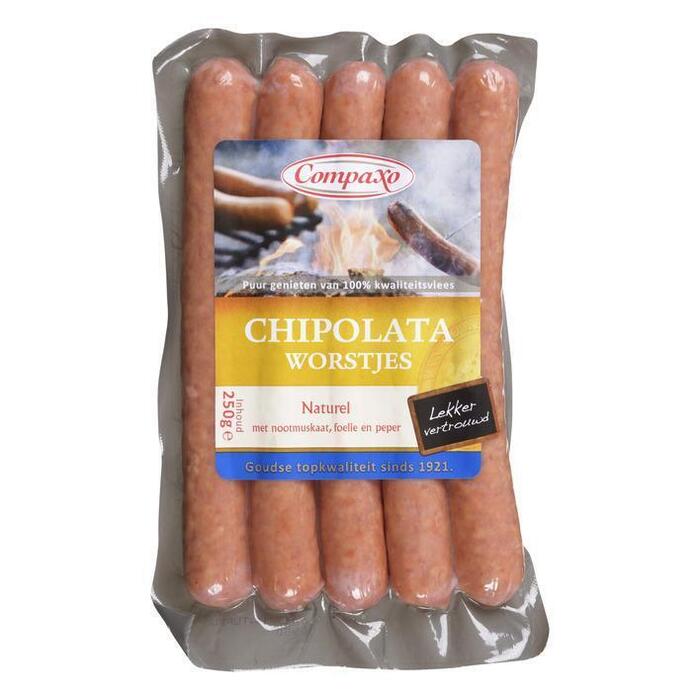 Chipolata worstjes naturel (5 × 50g)