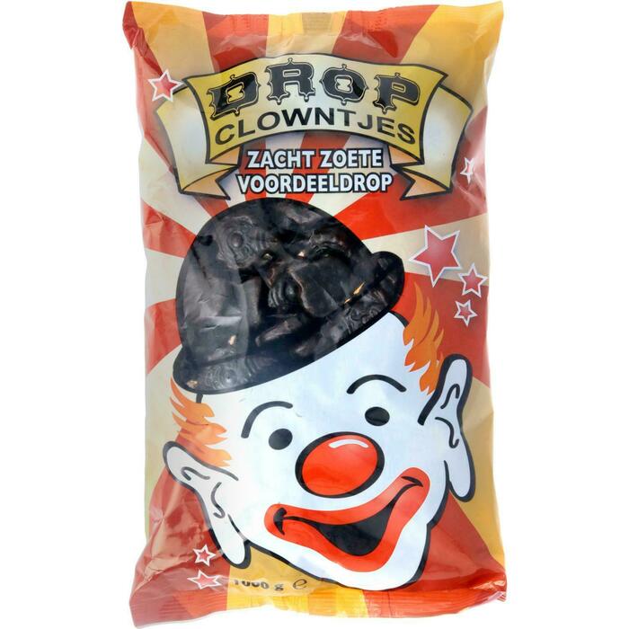 Drop Clowntjes Zacht Zoete Voordeeldrop 1000 g (Stuk, 1kg)