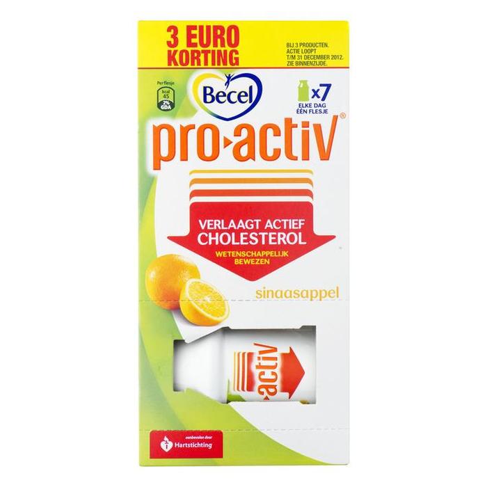 Becel Pro-activ sinaasappel (7 × 100ml)