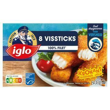 Iglo Vissticks 8 stuks 240g (240g)