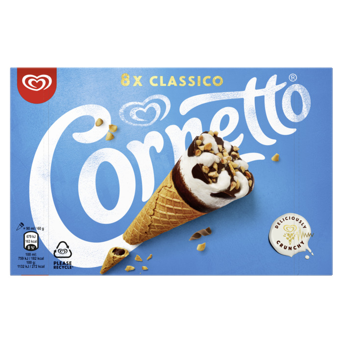 Cornetto Ola ijs classic (8 × 90ml)