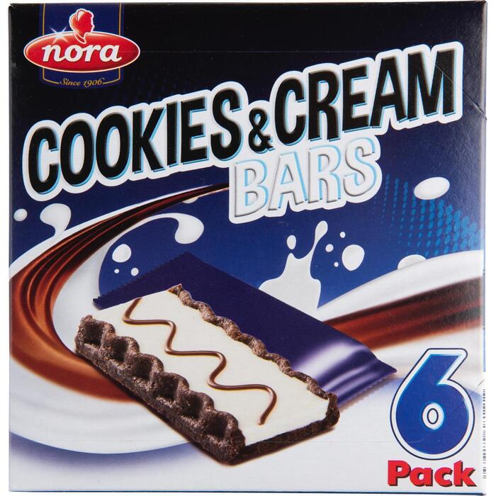 NORA biscuits cookies & cream 150GRM doos (150g)