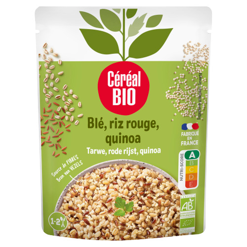 Céréal Bio Tarwe, Rode Rijst en Quinoa 220 g (220g)