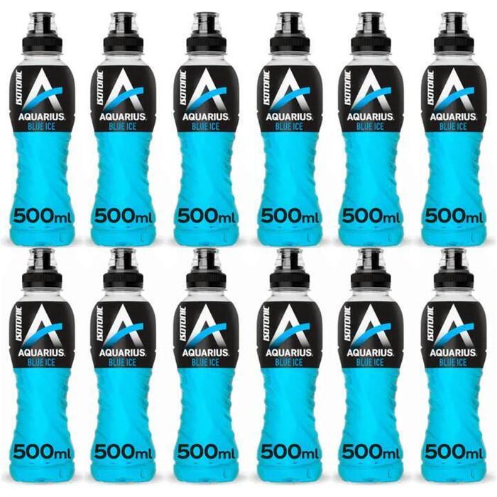 Aquarius Isotonic Blue Ice 12 x 500ml (12 × 0.5L)