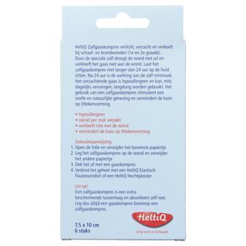 Schaaf / brandwonden zalf gaas 7.5x10 (6 st.)
