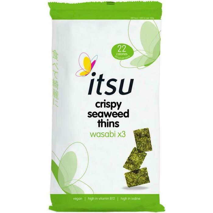 Itsu Crispy seaweed thins wasabi (15g)
