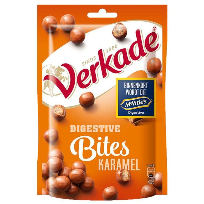 Verkade Digestive bites karamel (120g)