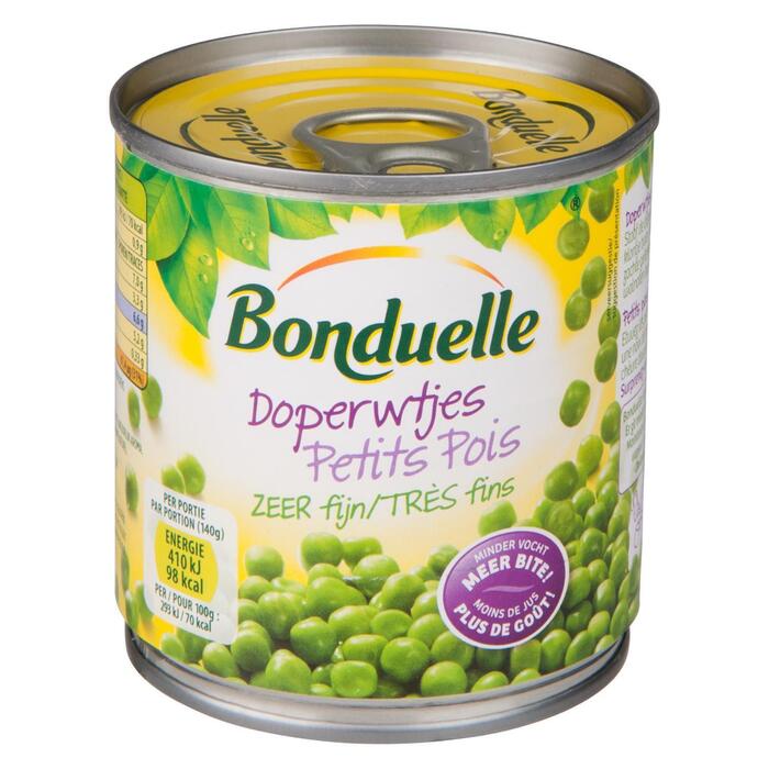 Bonduelle Doperwtjes zeer fijn (160g)