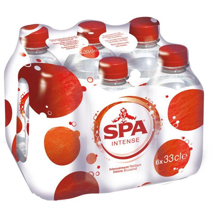 Spa Intense Bruisend Mineraalwater 6 x 33 cl (rol, 6 × 33cl)