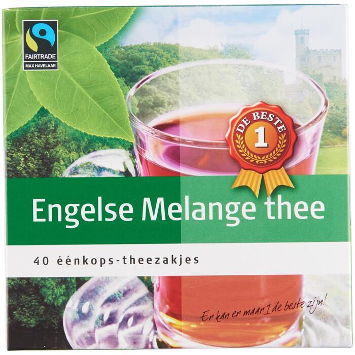 Thee Engelse melange 40 zakjes (zakjes, 80g)