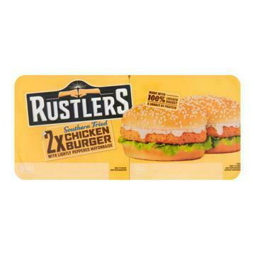 Rustlers Southern Fried Chicken Burger 2 Stuks 290 g (2 × 145g)