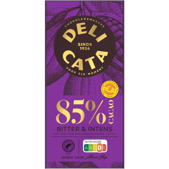 Delicata, Pure Chocolade 85% (100g)