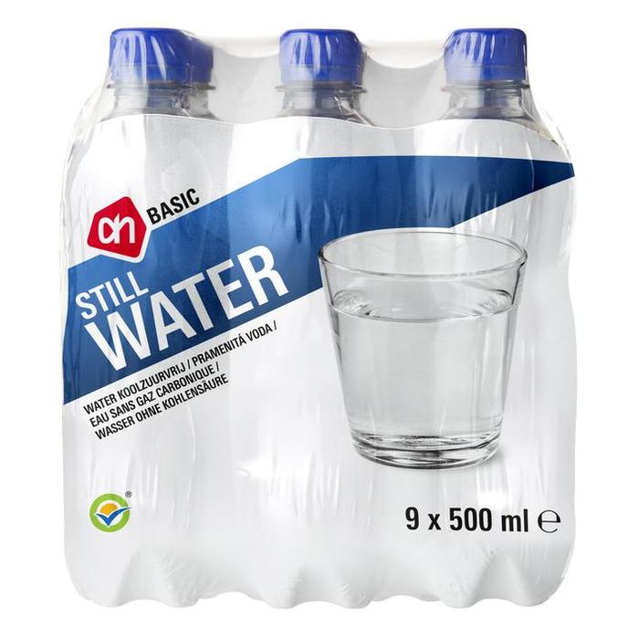 AH BASIC Water koolzuurvrij (9 × 0.5L)