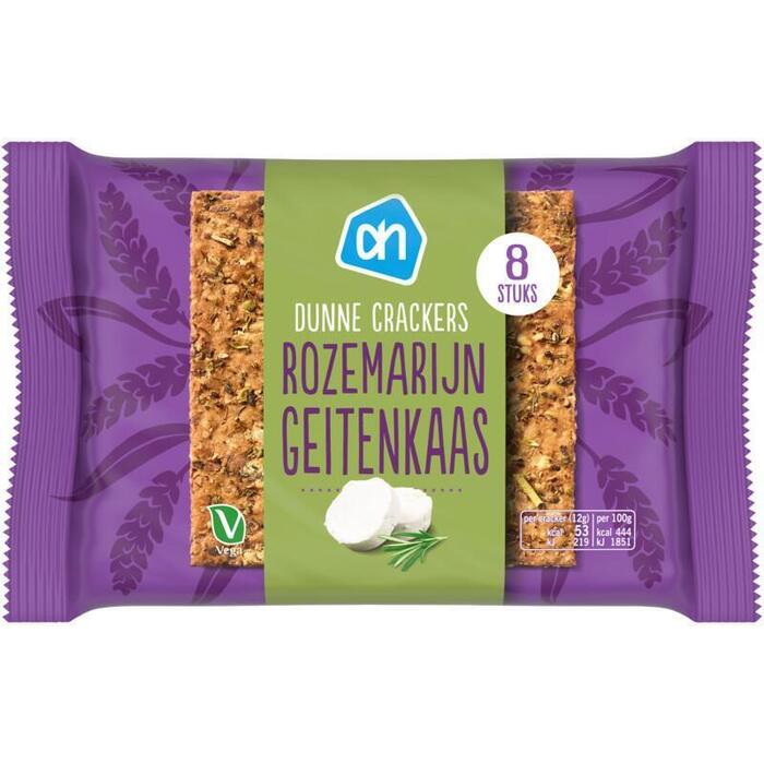AH Dunne crackers rozemarijn geitenkaas (100g)
