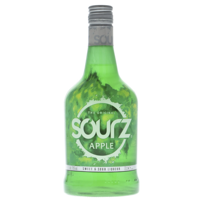 Sourz Apple Sweet & Sour Liqueur 70cl (rol, 0.7L)